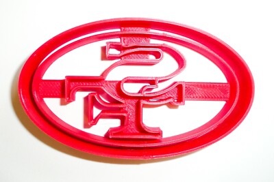 SAN FRANCISCO 49ERS NFL FOOTBALL LOGO SPECIAL OCCASION COOKIE CUTTER ...