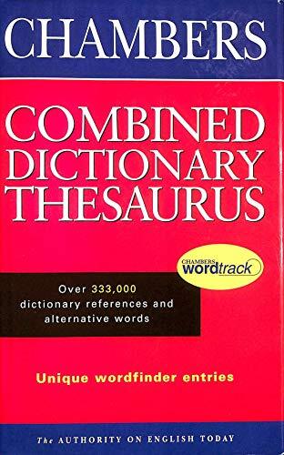 The Chambers Combined Dictionary Thesaurus | eBay