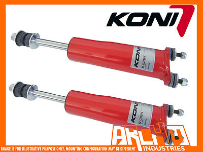 KONI ADJUSTABLE FRONT SHORTENED SHOCKS ABSORBERS FOR FORD FALCON XK XL ...