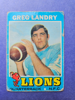 Greg Landry card #11 Topps Football 1971 Detroit Lions | eBay