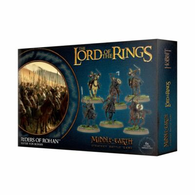 6 Riders of Rohan Middle Earth Strategy Battle Game NO BOX LotR Lord ...