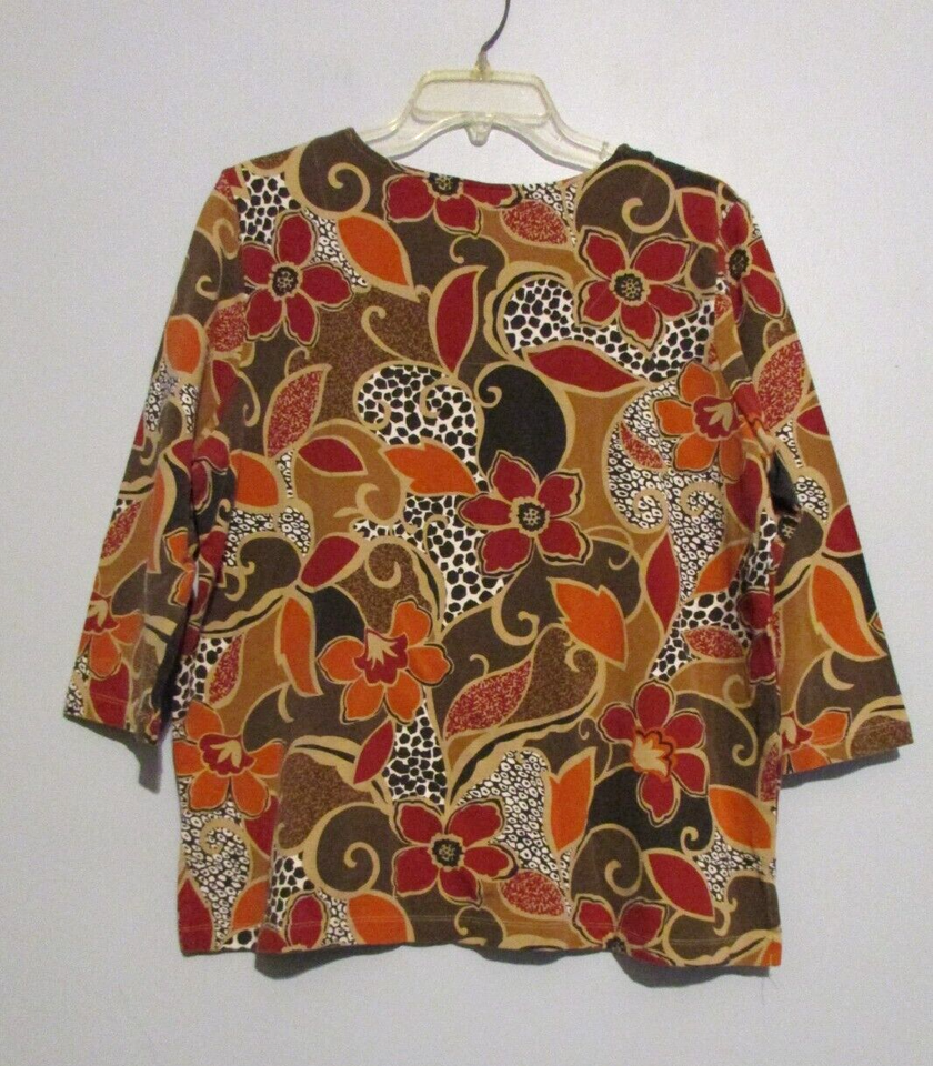 Alfred Dunner Fall Colored Shirt Size Large EUC!!! | eBay