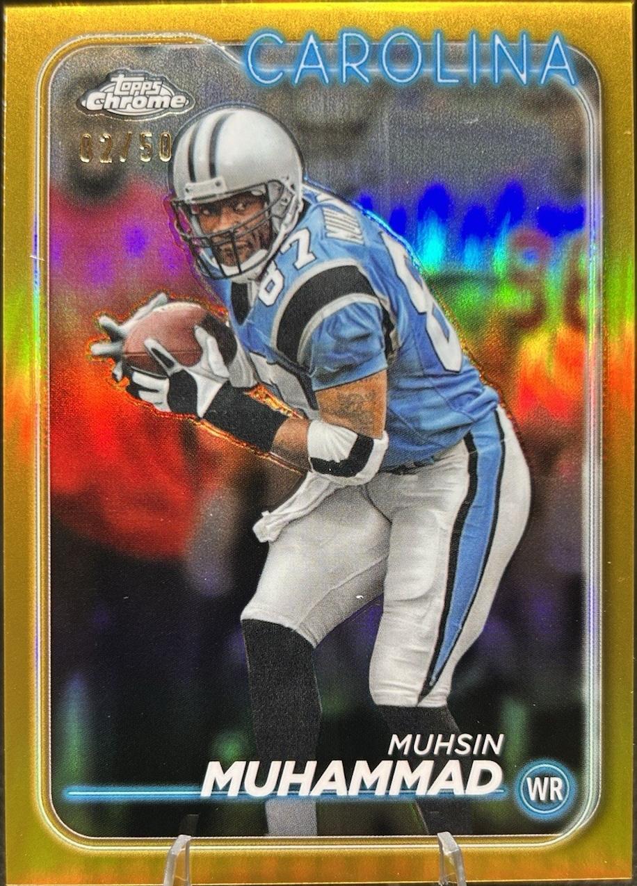 2024 Topps Chrome - Muhsin Muhammad #15 Gold Refractor /50 for sale online | eBay