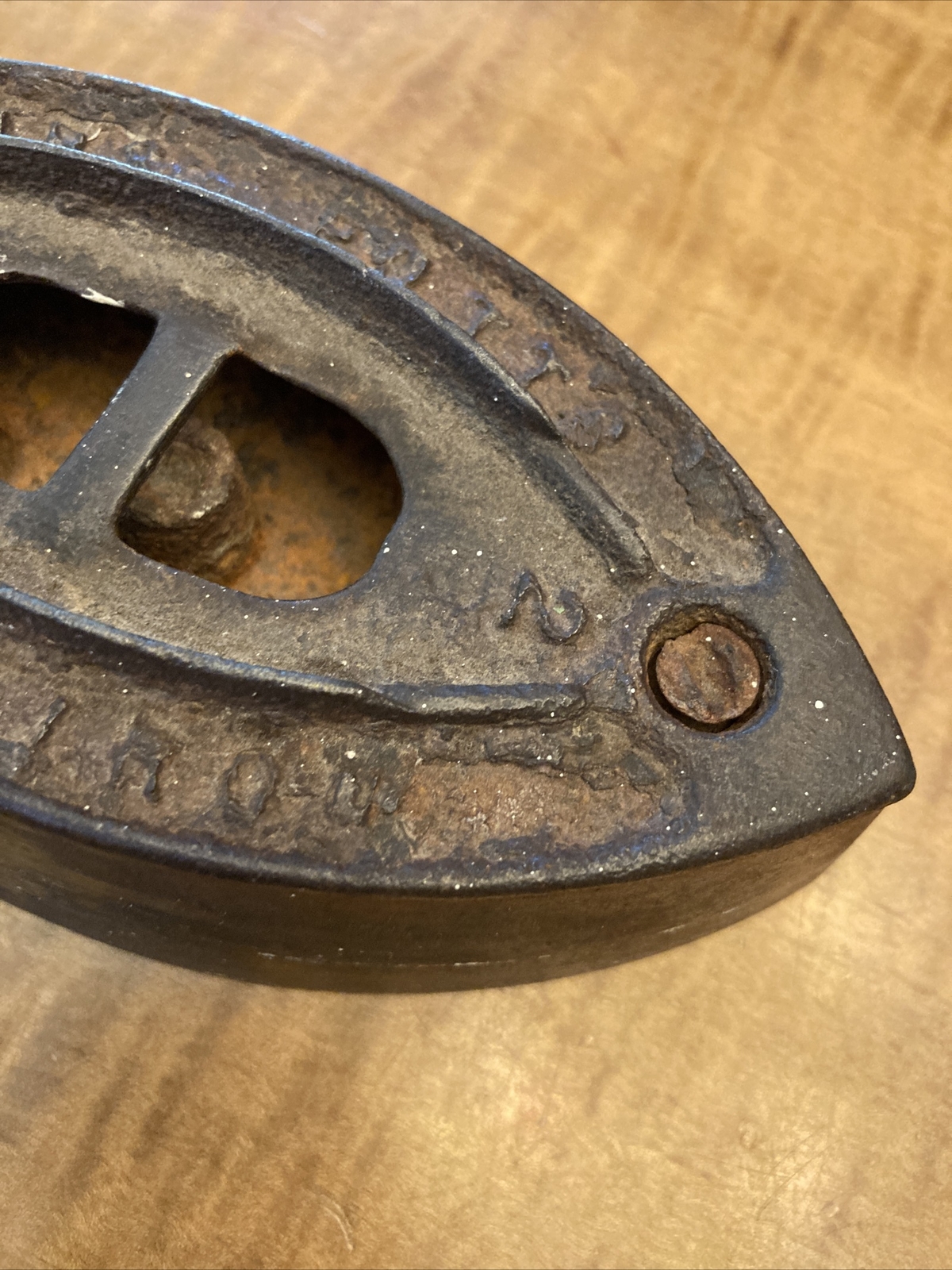 Vintage Cast Iron Mrs Potts Sad Iron Stamped No 2 | eBay