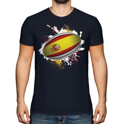 SPAIN RUGBY BALL SPLATTER MENS T-SHIRT TEE TOP GIFT WORLD CUP SPORT | eBay