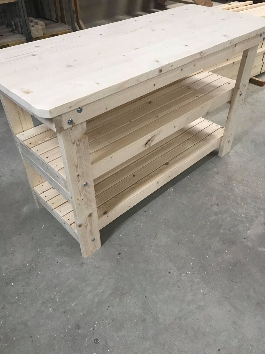 Wooden Work Bench Design