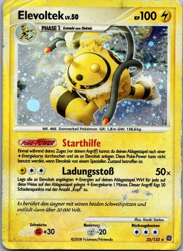Pokemon Elevoltek 25/132 Holo Rätselhafte Wunder Deutsch | eBay.de
