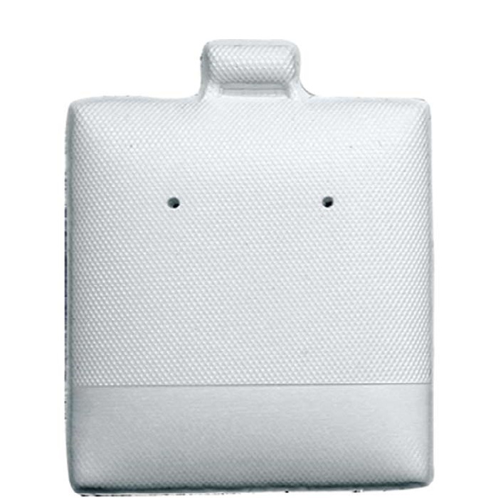 100pc Puff Earring Cards White Earring Display Cards Puff Pads Earring ...