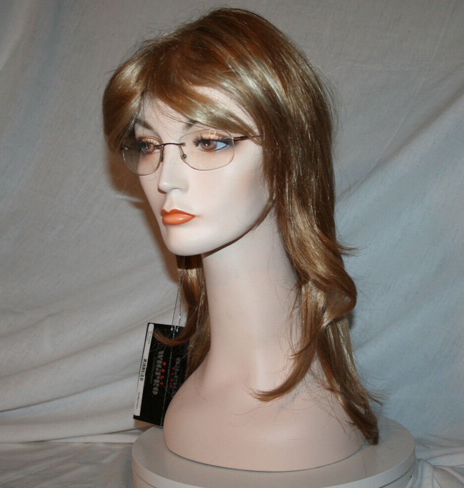SOPHIE WigUSA M BA526 Vanilla Cream Bali Synthetic Wig side swept bang ...