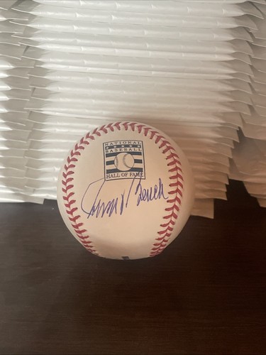 JOHNNY BENCH Signed Autographed National Hall Of Fame Baseball FANATICS ...