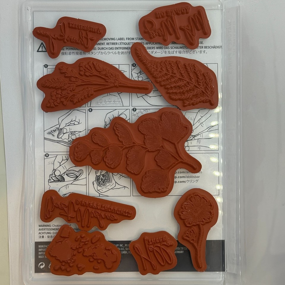 Stampin' Up! Rubber Cling Stamp Sets N-S YOU PICK Stamping Crafts ...