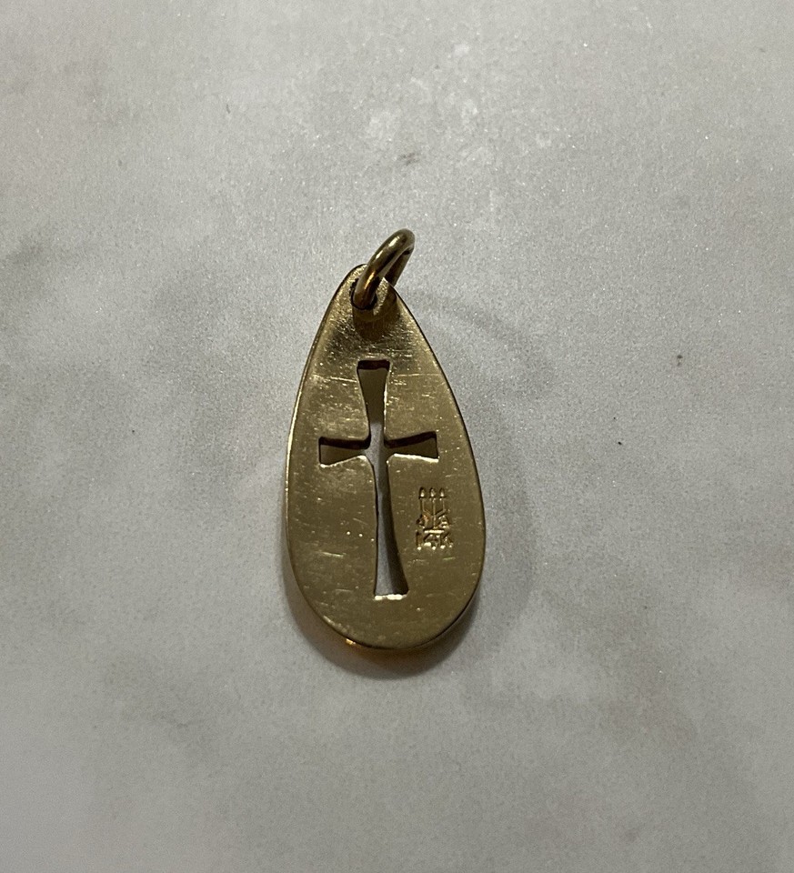 James Avery RETIRED 14k Gold Open Crosslet Charm/Pendant **NO RESERVE ...