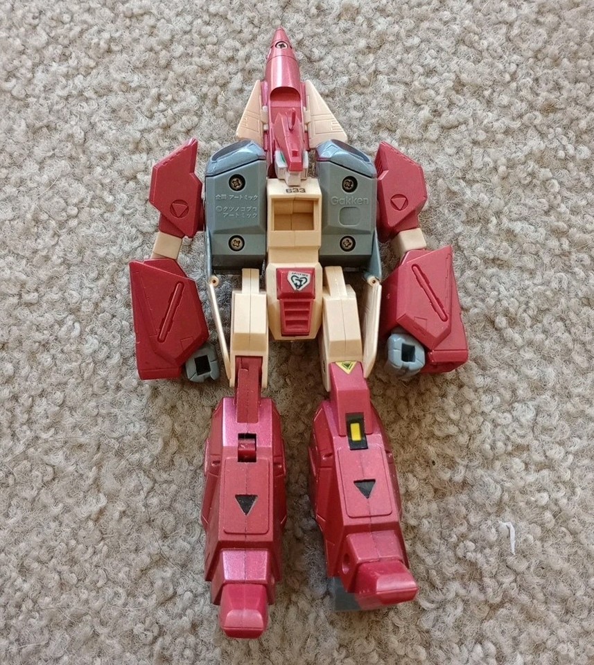 Robotech Red Alpha Fighter Jet Legioss Gakken Henshin Lancer 1985 ...