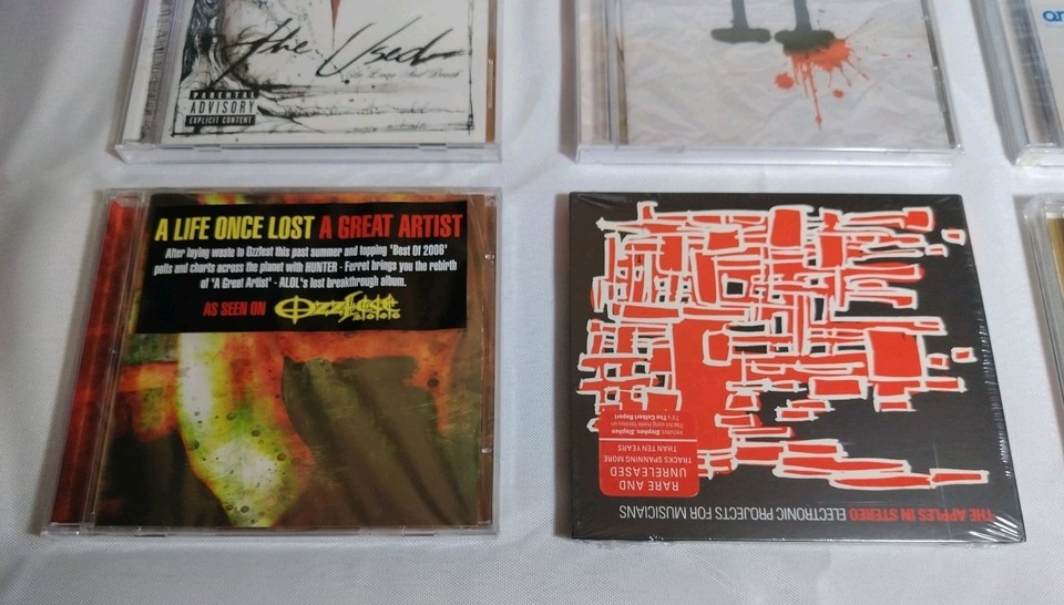 16 Sealed CD Mindless Self Indulgence, The Killers, Anberlin Mixed ...