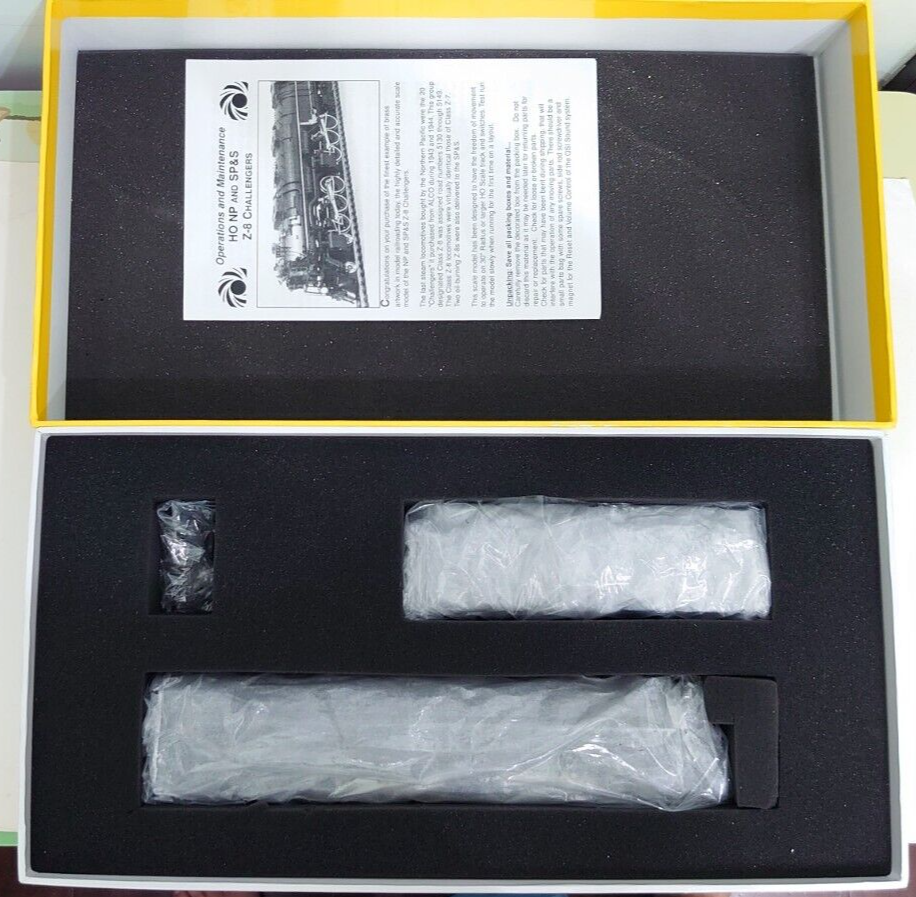 Sunset Models Brass SP&S Z-8 Challenger Steam Locomotive (DCC Sound ...