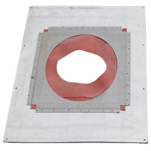 Plaque de toiture - étanche - avec joint - pente 0 à 45° - 200 mm ...