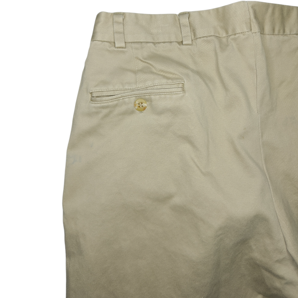 Bills Khakis Pants Mens 34x28 Beige Twill Classic Fit Chinos Cuffed ...