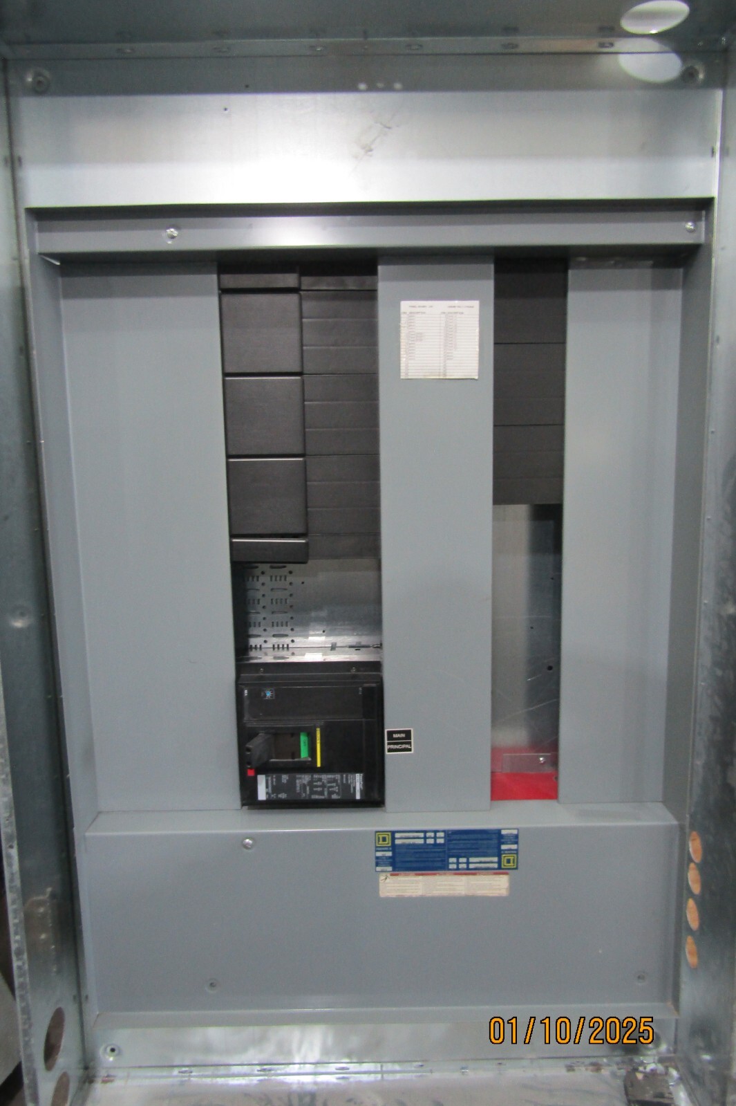 😏 SQUARE D 600 AMP MAIN BREAKER I-LINE PANELBOARD 3∅ 4W 208Y/120 V 42 ...