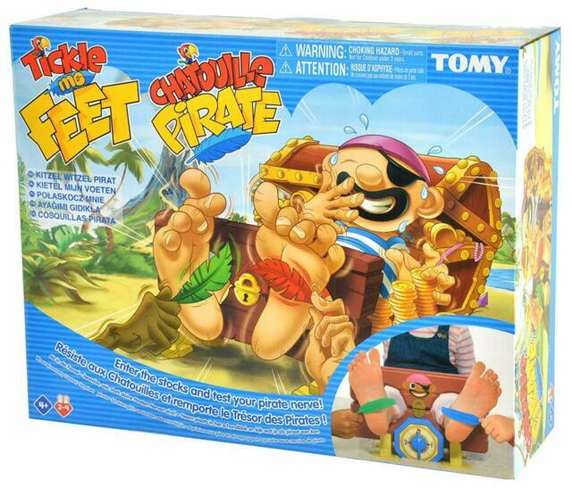 T72550 TOMY Tickle Me Feet Family Fun Game Toddler Children Age 4 Years ...