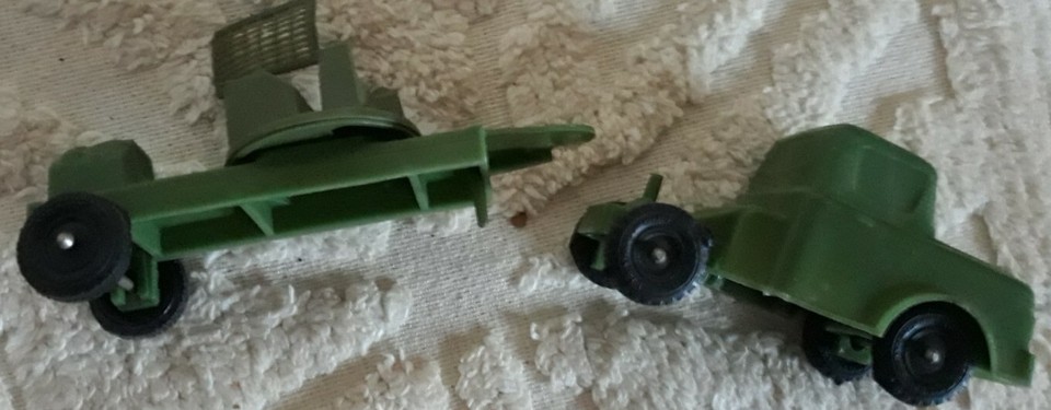 vintage Ideal 1950s plastic american army toy truck with radar on ...