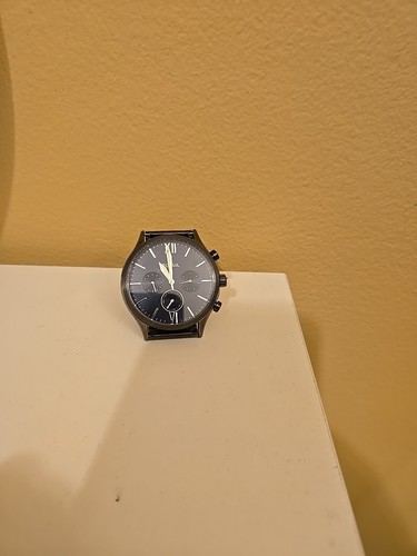 Fossil BQ2401 Fenmore Midsize Multifunction Smoke Stainless Steel Blue ...