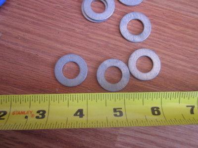 10 each military steel cad plated washers 1 x 1/2 x 1/16 m998 HMMWV ...