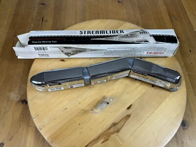Schylling Streamliner 3 Car Wind Up Train Toy With Box And Key | eBay
