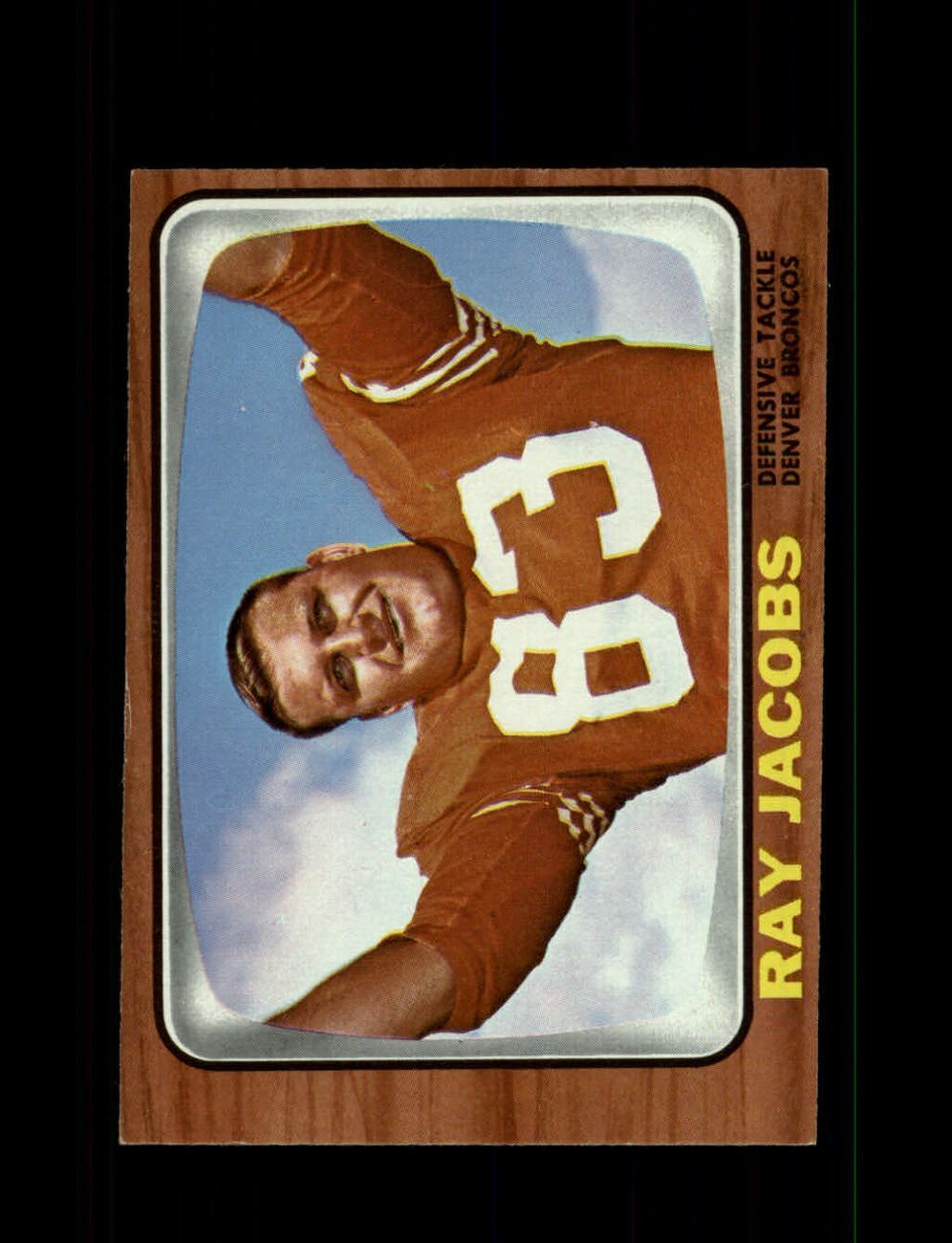 1966 RAY JACOBS TOPPS #37 BRONCOS *G8410 | eBay