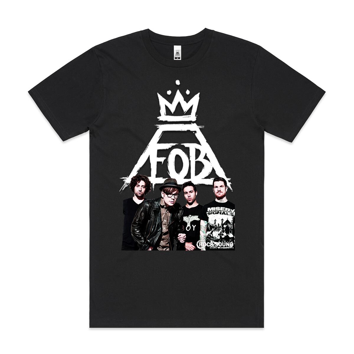 FOB Fall Out Boy T-Shirt Band Family Tee Music Rock And Roll AS Colour ...