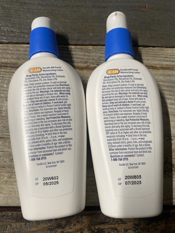 Cerave Am Facial Moisturizing SPF 30 Lotion 3 Oz EA Exp 2025 ...
