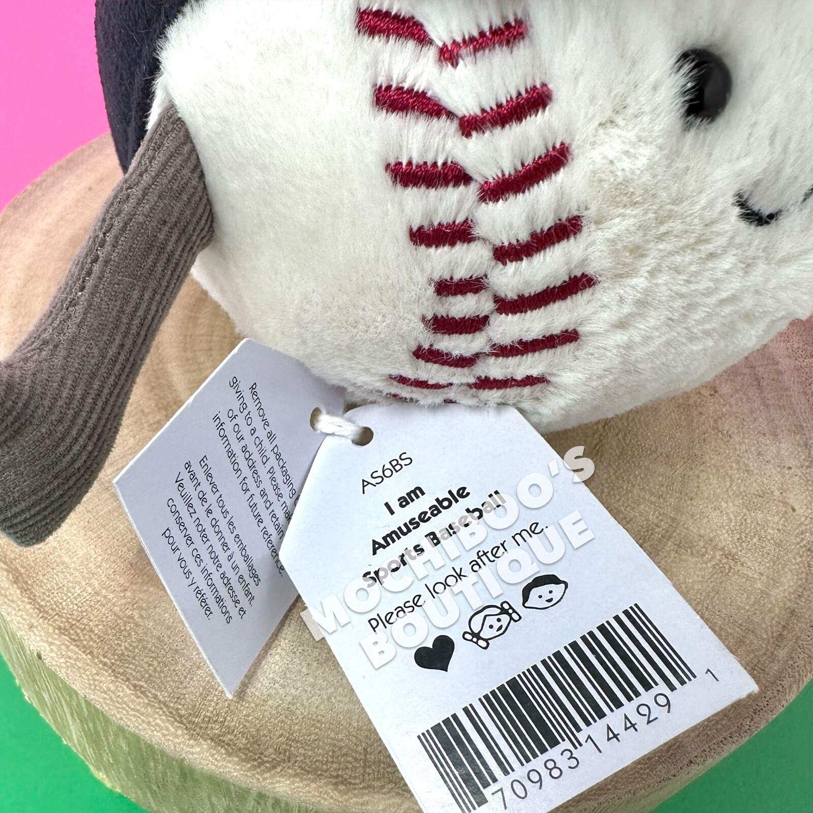 Jellycat AMUSEABLE SPORTS BASEBALL Soft Plush Toy NWT Collectible FAST ...