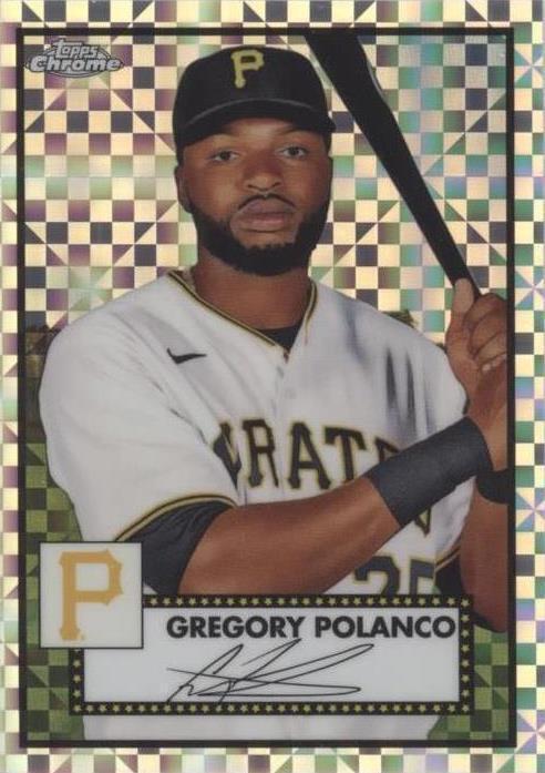 2021 Topps Chrome Platinum Anniversary - Gregory Polanco #349 X-Fractor ...