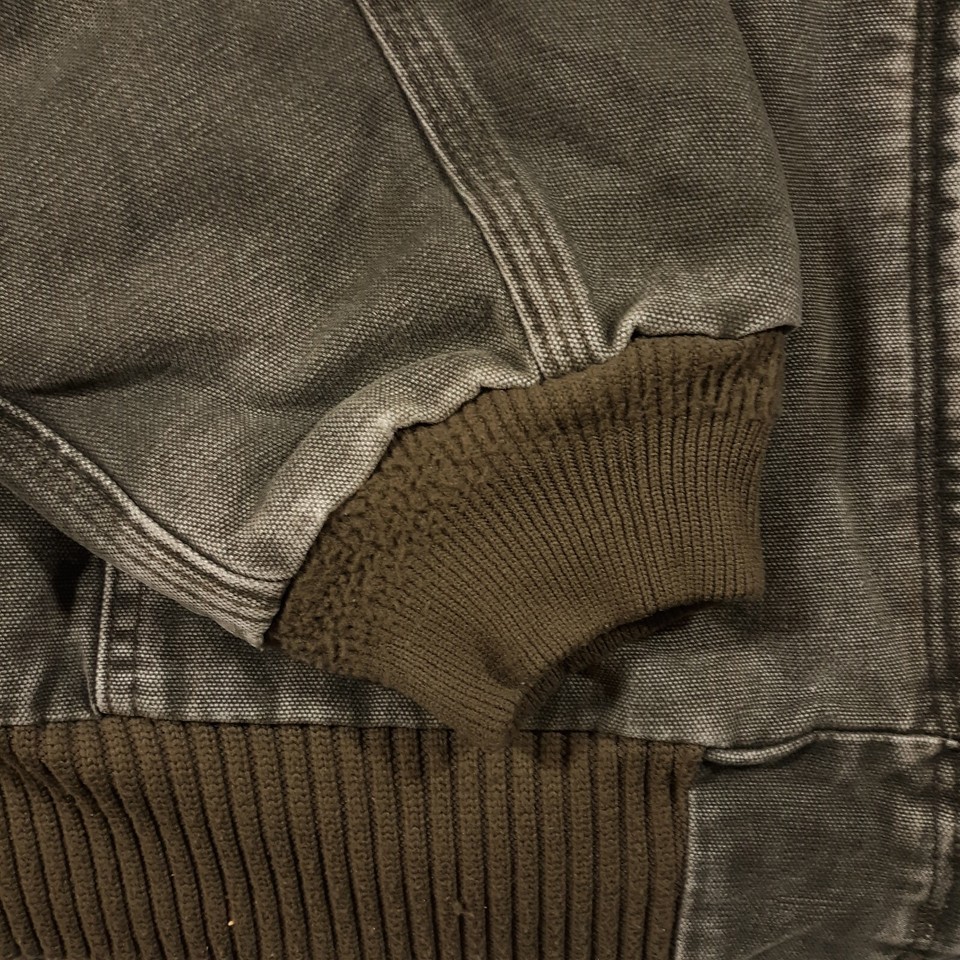 Carhartt J130 MOS Workwear Jacket Mens 2XL Moss Green Quilt Lined ...