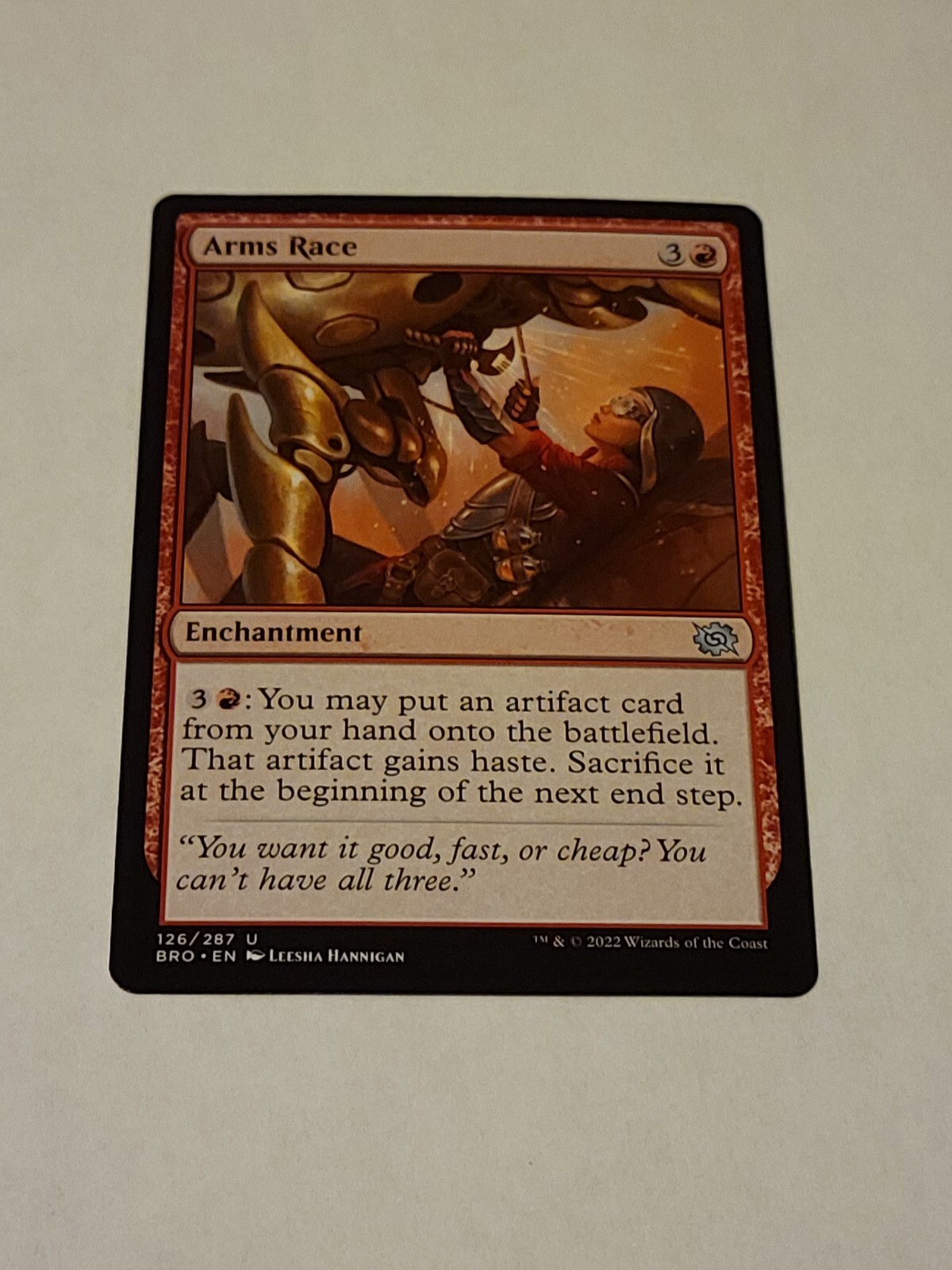 MTG+Arms+Race+The+Brothers%27+War+126%2F287+Regular+Uncommon for sale ...