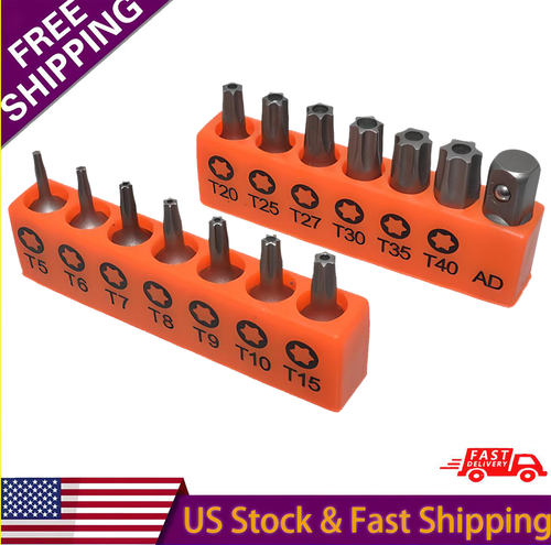14X Tamper Proof Security Bit Set Torq Hex Star Spanner Tri Wing Screwdriver | eBay