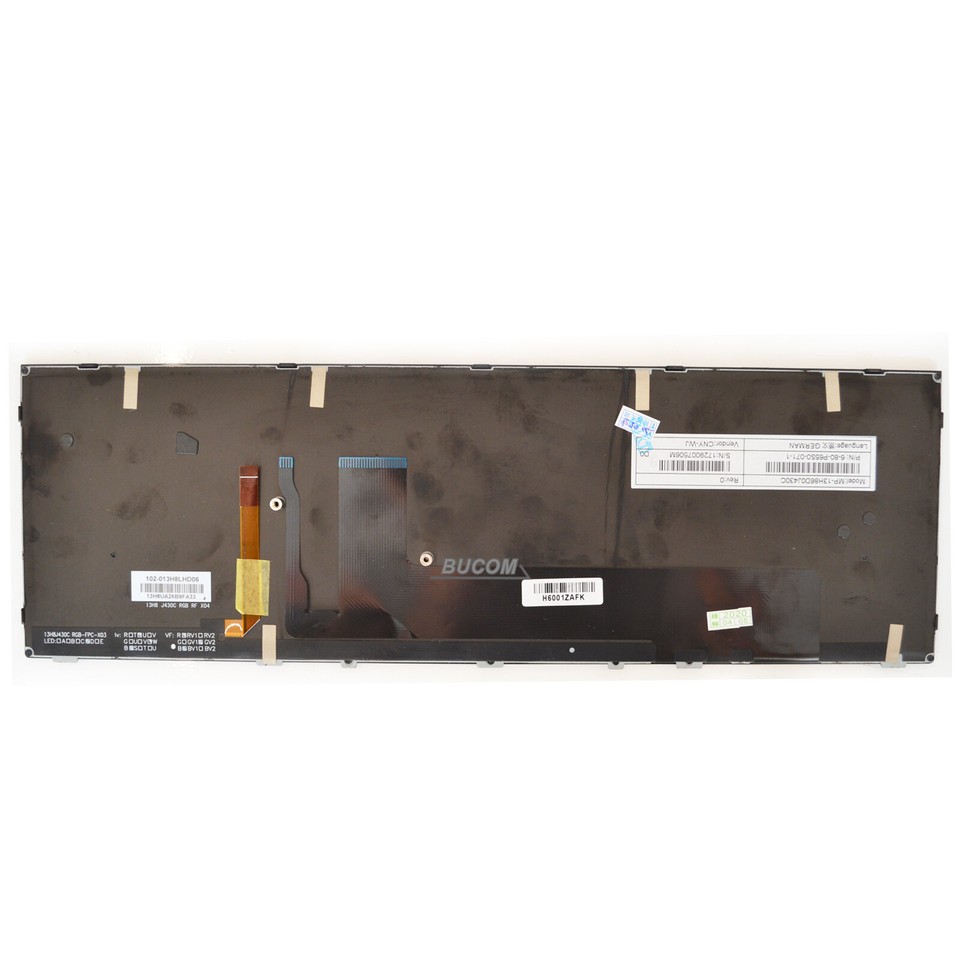 Hyrican Striker 1550 Gioco Notebook Tastiera per Clevo P650HS De Con ...