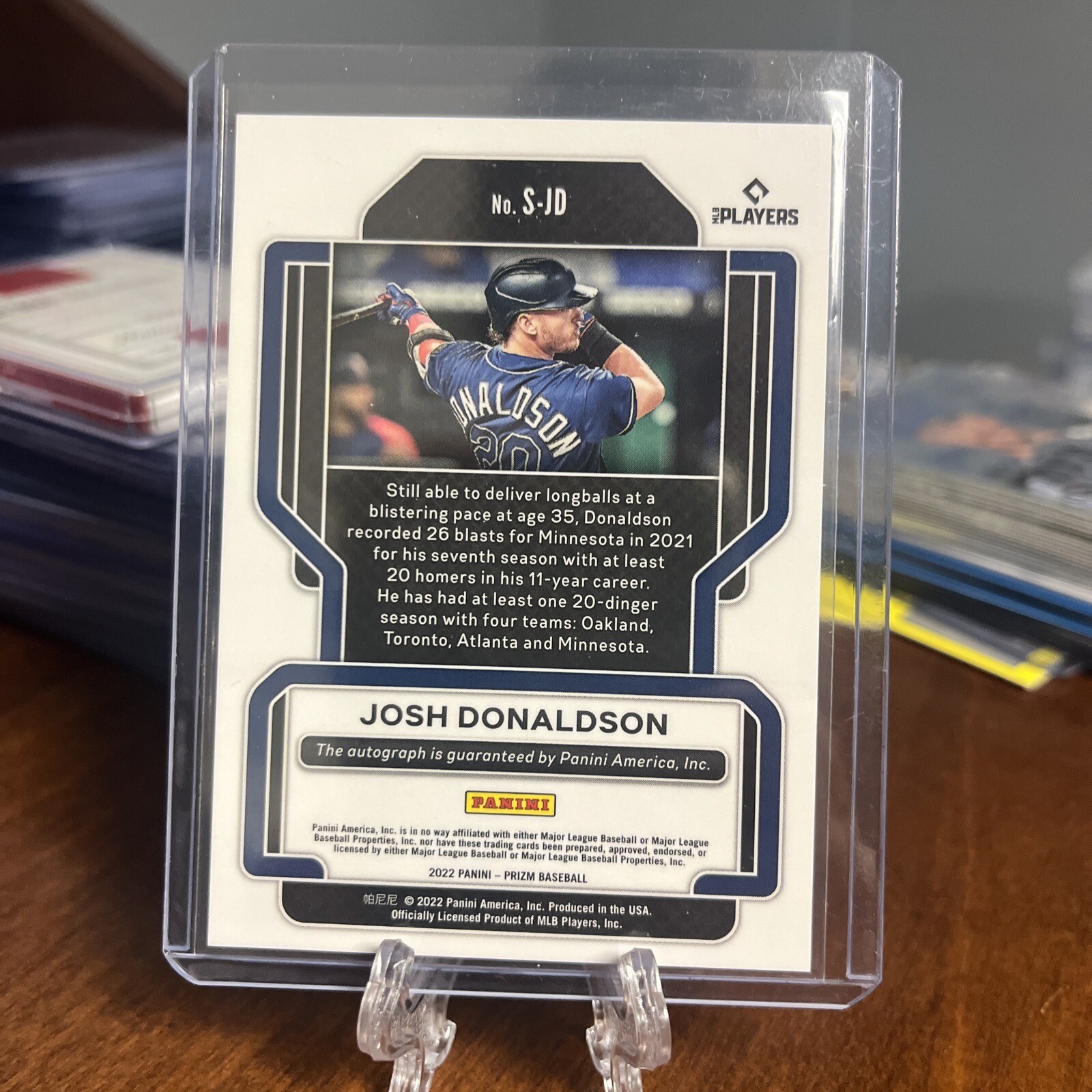 2022 Prizm Baseball Signatures Auto #S-JD Josh Donaldson - Minnesota ...
