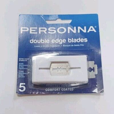 PERSONNA Double Edge Blades Comfort Coated 5 count USA MADE | eBay