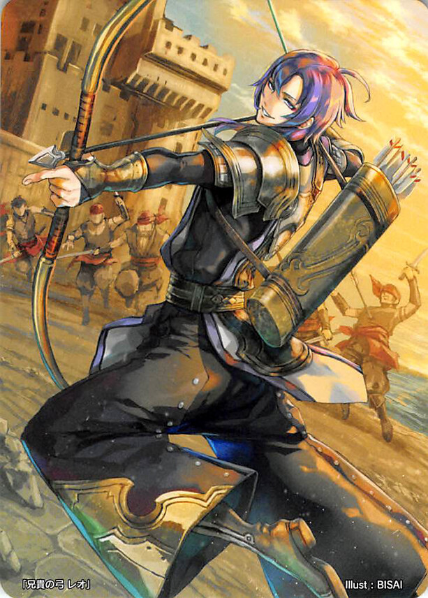 Fire Emblem 0 Cipher Marker Trading Card Leon (Leo) 3/2018 Prize TCG ...