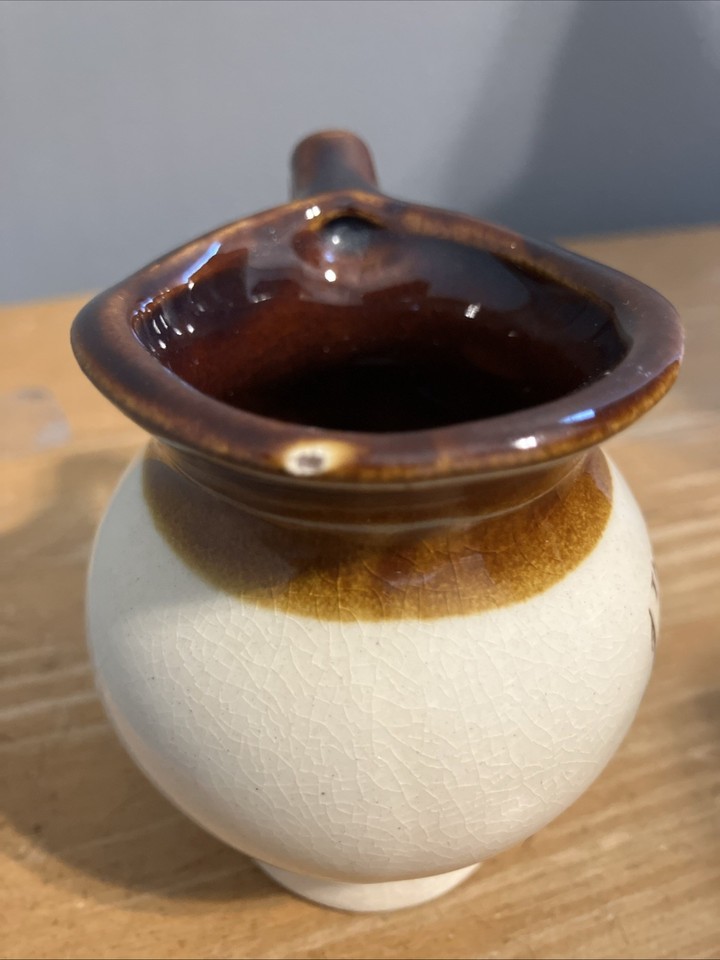 Small Alamo Pottery Cream Cup Boat Vintage Antique | eBay