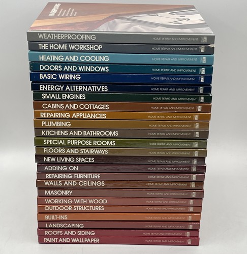 Time Life Books Home Repair And Improvement Hardcover Partial Set Of 24 | eBay