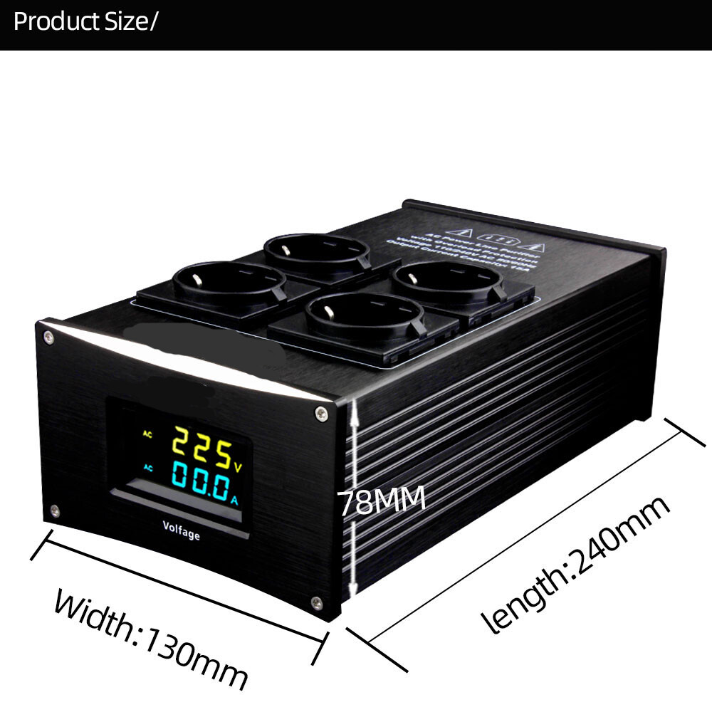 HiFi Power Filter Eu Plug Power Noise Filter Amplifier Power ...