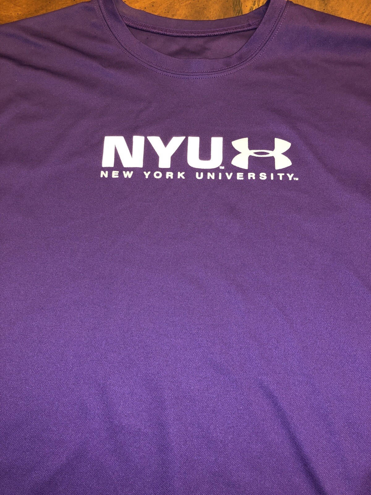 NYU NEW YORK UNIVERSITY TSHIRT BY UNDER ARMOUR Youth Large Purple | eBay