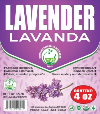 Lavender / Lavanda / Alucema 4oz - Lavandula angustifolia | eBay