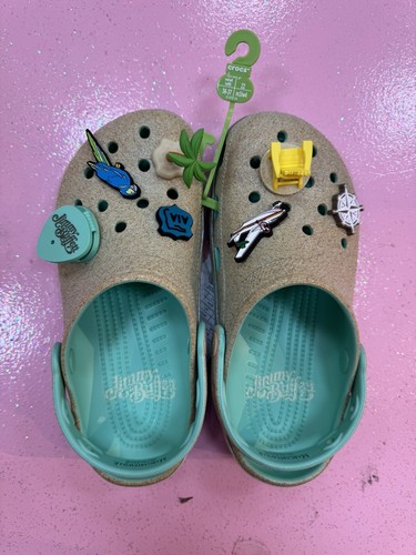 NEW CROCS X Margaritaville Jimmy Buffett Classic Clog Beach w/ Jibbitz ...