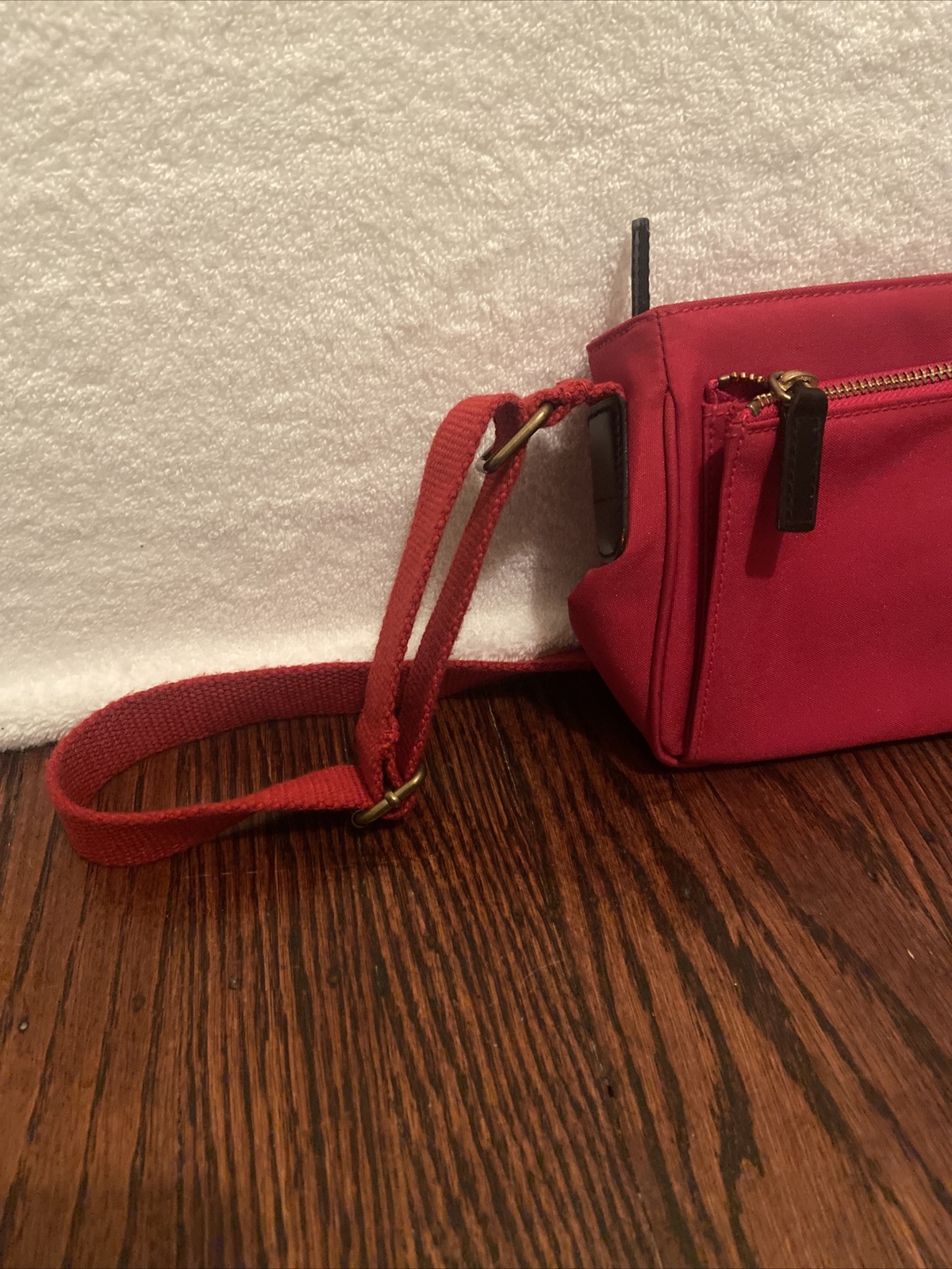 Vtg 90s Ralph Lauren co Small Red Purse Bag W Strap | eBay