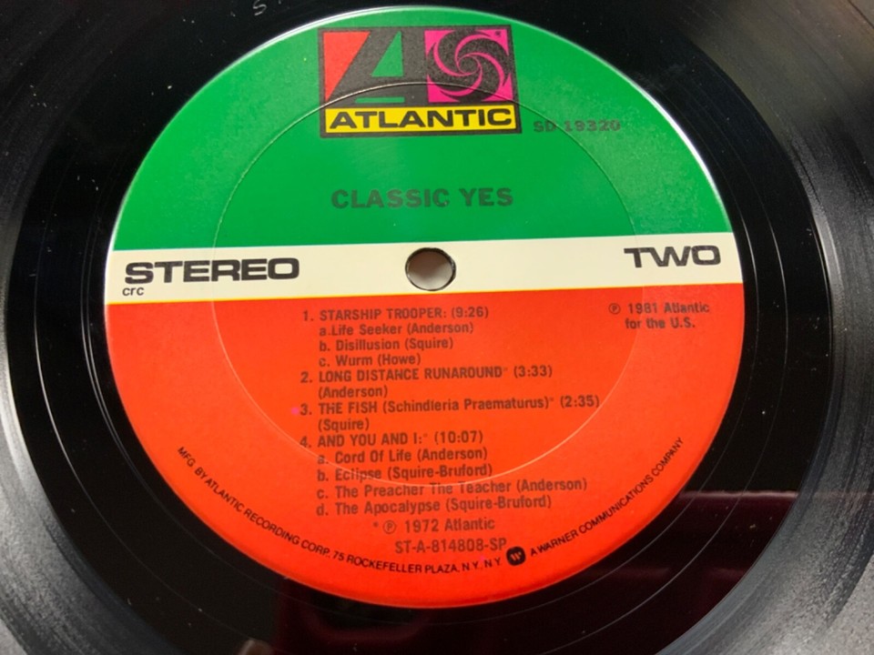 I5-88 YES Classic - 1981 - SD 19320 | eBay UK