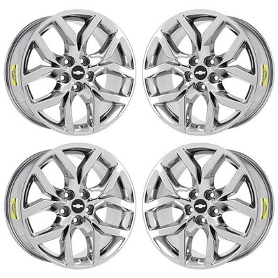 19" CHEVROLET IMPALA PVD BRIGHT CHROME WHEELS-C RIMS FACTORY OEM 5613 ...