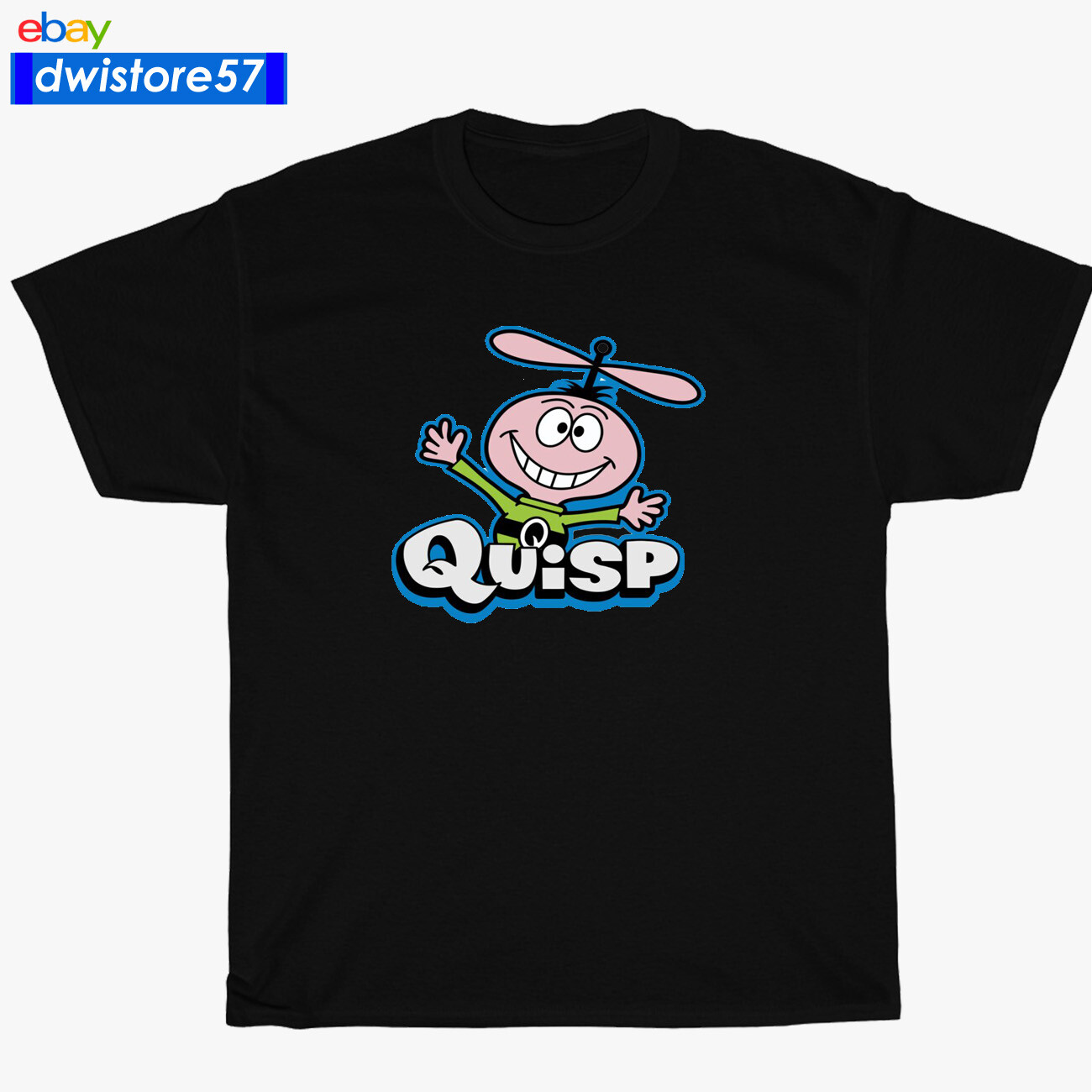 New Quisp Cereal T-Shirt Logo Many Colors S to 5XL Made In USA | eBay