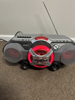 Sony Xplod CFD-G505 Mega Bass AM FM Radio CD Boom Box *Tested, Working ...